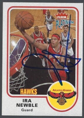 2002-03 Fleer Platinum Ira Newble #64 IP autograph signed card | eBay