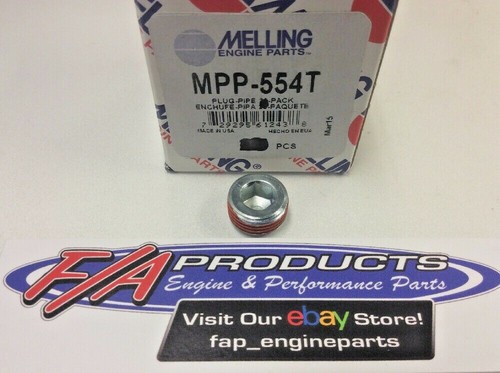 Melling MPP-554T 3/8" Pipe x .375" Long 5/16" Drive TEFLON Pipe Plugs ...