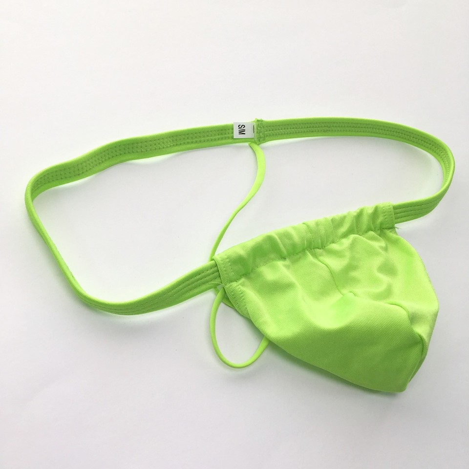 K1101 Mens Bulge Pouch String Thong G String Jocks Swimsuit Adjustable ...
