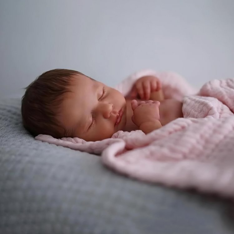 18In Real Reborn Sleeping Baby Dolls Lifelike Newborn Full Body ...