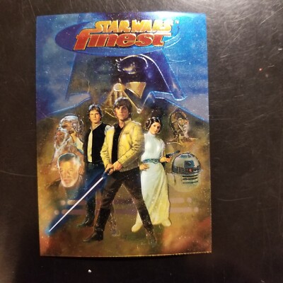 1996 Topps Star Wars Finest Chromium Trading Card - Base Set FINISH ...