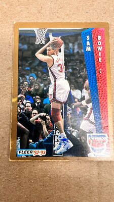 Sam Bowie c Fleer 92-93 card | eBay