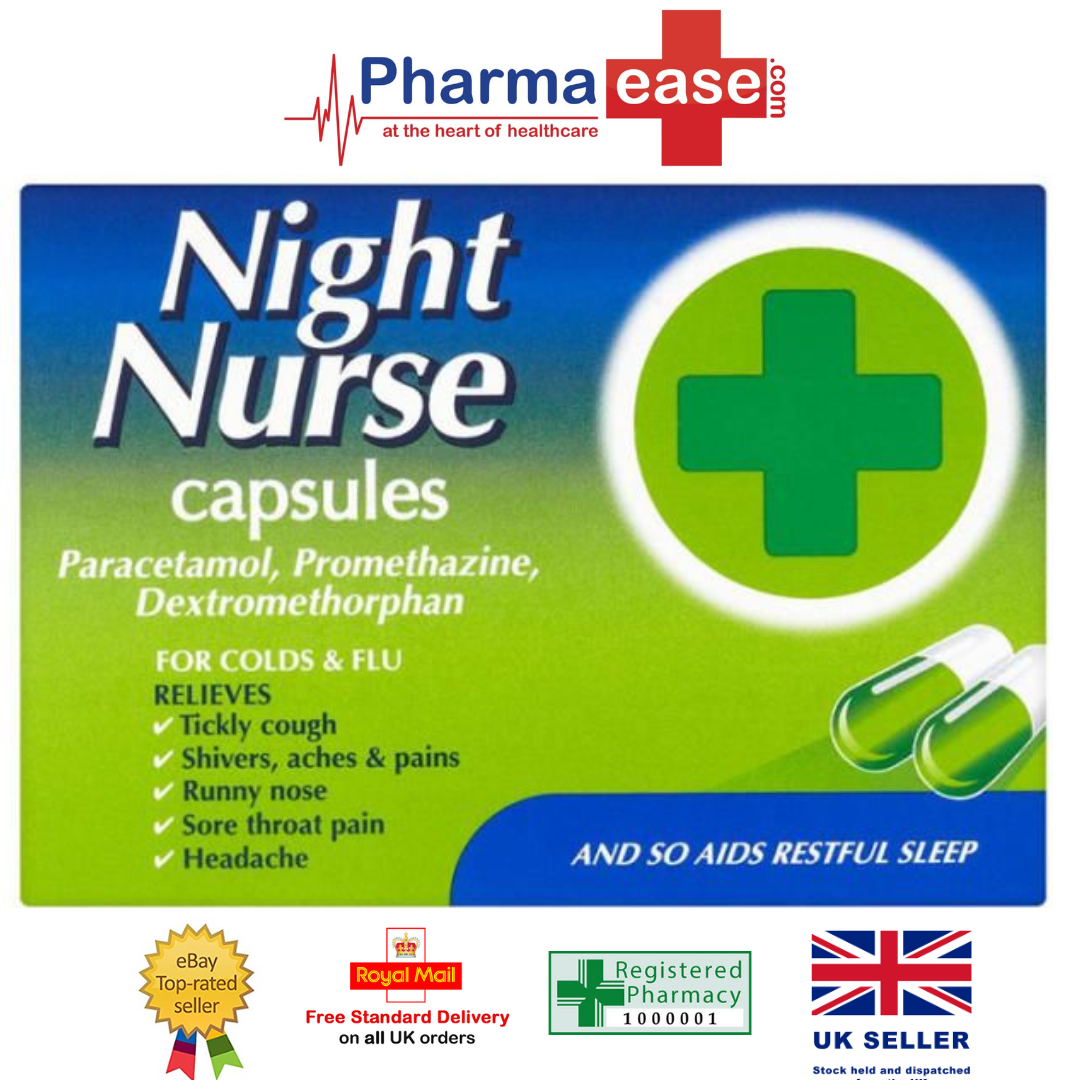 Night Nurse For The Treatment Of Cold/Flu -10 Capsules - | eBay