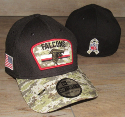 Atlanta Falcons Digital Camo On-Field 39Thirty Flex Fitted Hat Cap Men ...