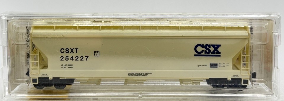 N Scale Micro-Trains CSX 3-Bay ACF Centerflow Covered Hopper CSXT ...