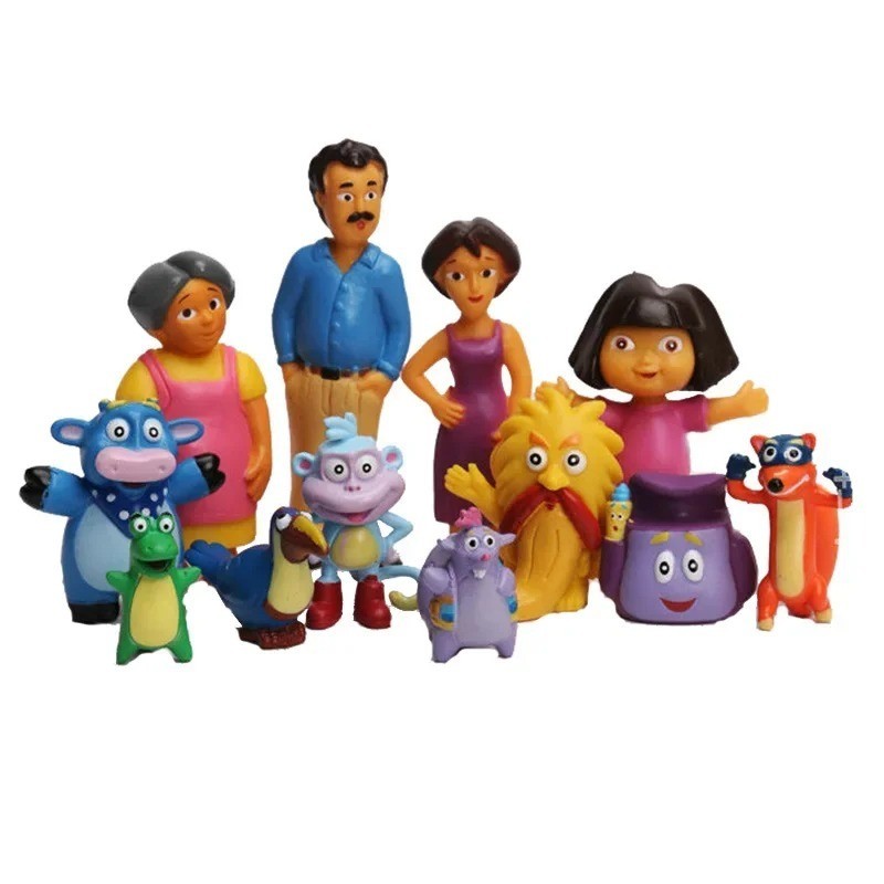 12Pcs Dora the Explorer PVC Action Figures Toy Collectible Set Toys ...