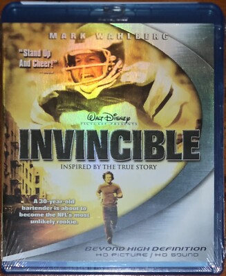 Invincible (Blu-Ray) Mark Wahlberg Philadelphia Eagles NFL Disney | eBay