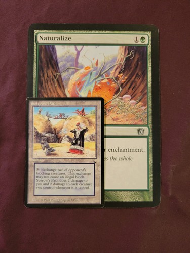MTG Naturalize 4x6 jumbo promo card 270/350 Rare 2005 8th edition | eBay