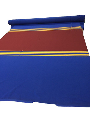 ROYAL/BURGUNDY/YELLOW STRIPED COTTON RUGBY FABRIC : 150CM WIDE : $4.50 ...