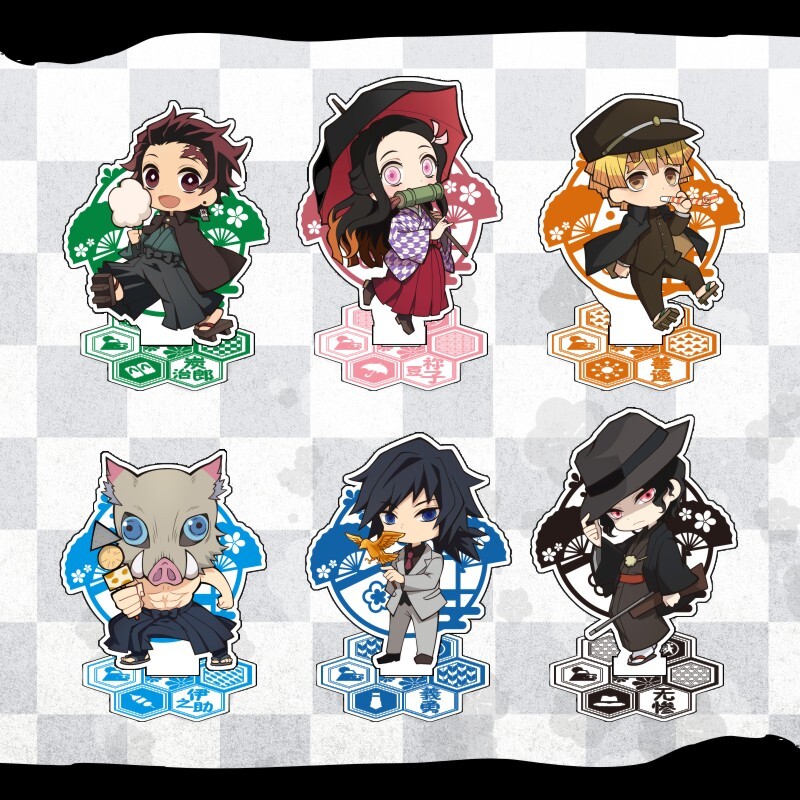 Demon Slayer Kibutsuji Muzan Anime Cosplay Tabletop HD Acrylic Stand ...