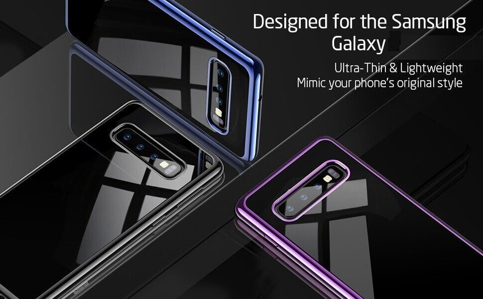 For Samsung Galaxy S10e S10+ Plus S10e Note 10Plus Red Shockproof Gel ...