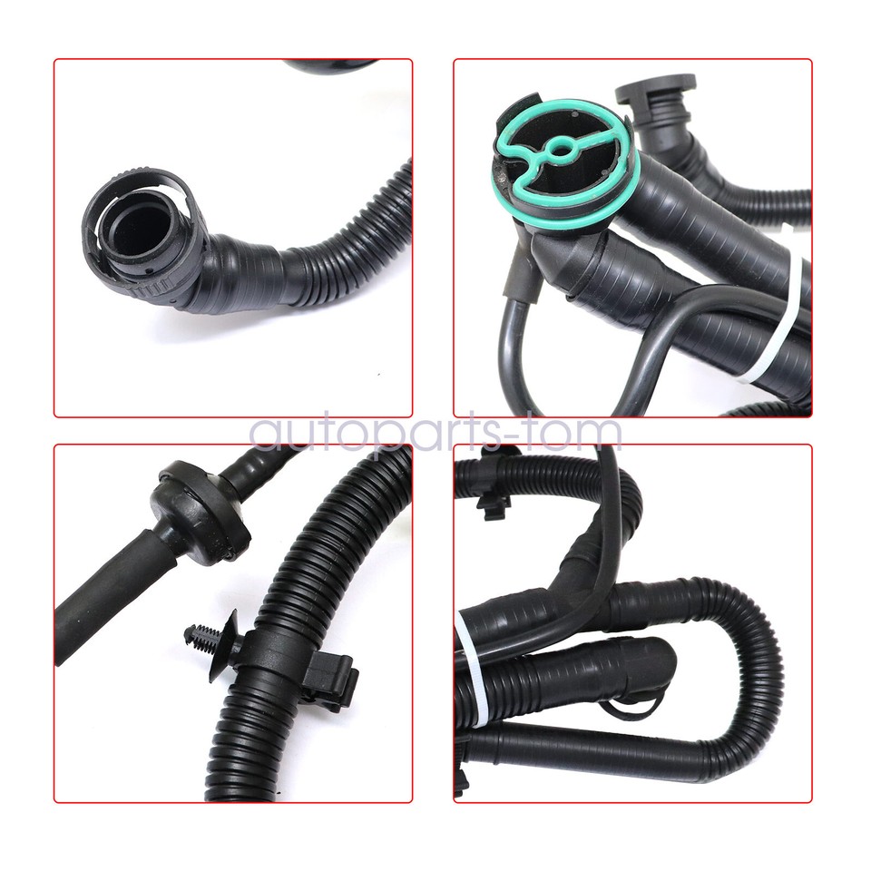 For AUDI A4 A6 Quattro 3.2 V6 Crankcase Breather Vent Hose 06E 103 217 ...