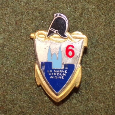 Vintage French Army 6th Engineer Regiment Metal Pocket Badge (Drago) | eBay