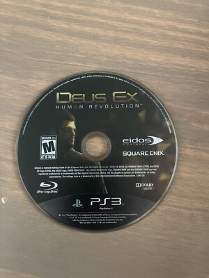 Deus Ex: Human Revolution (Sony PlayStation 3, ps3, 2011) Disc Only | eBay