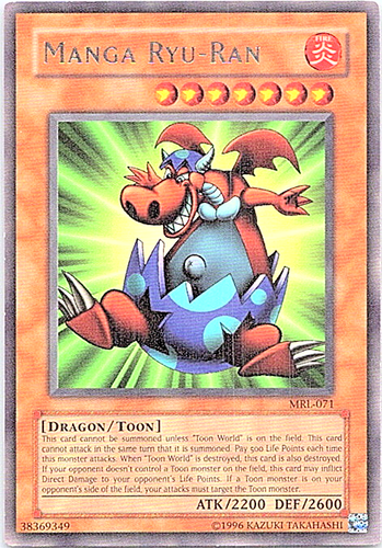 Manga Ryu-Ran MRL-071 Yu-Gi-Oh! Card Heavy Play Unlimited | eBay