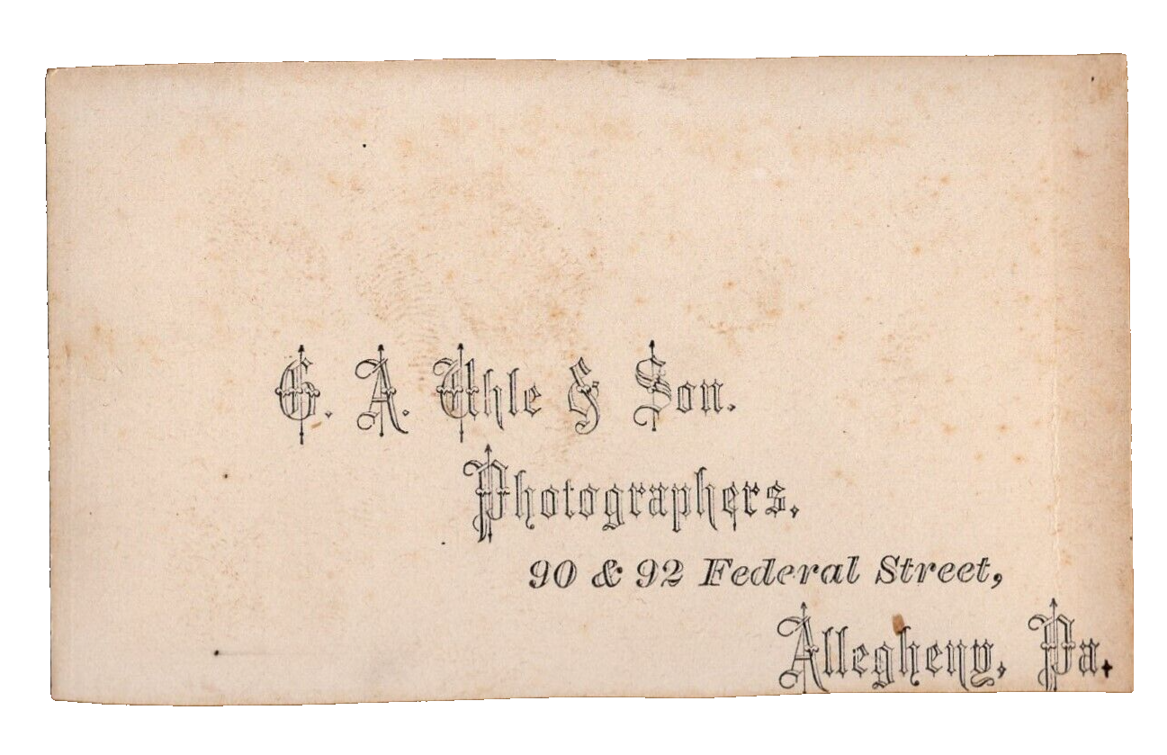 ALLEGHENY PA 1870s Handsome Man Best Suit Pocket Watch Chain Gay ...