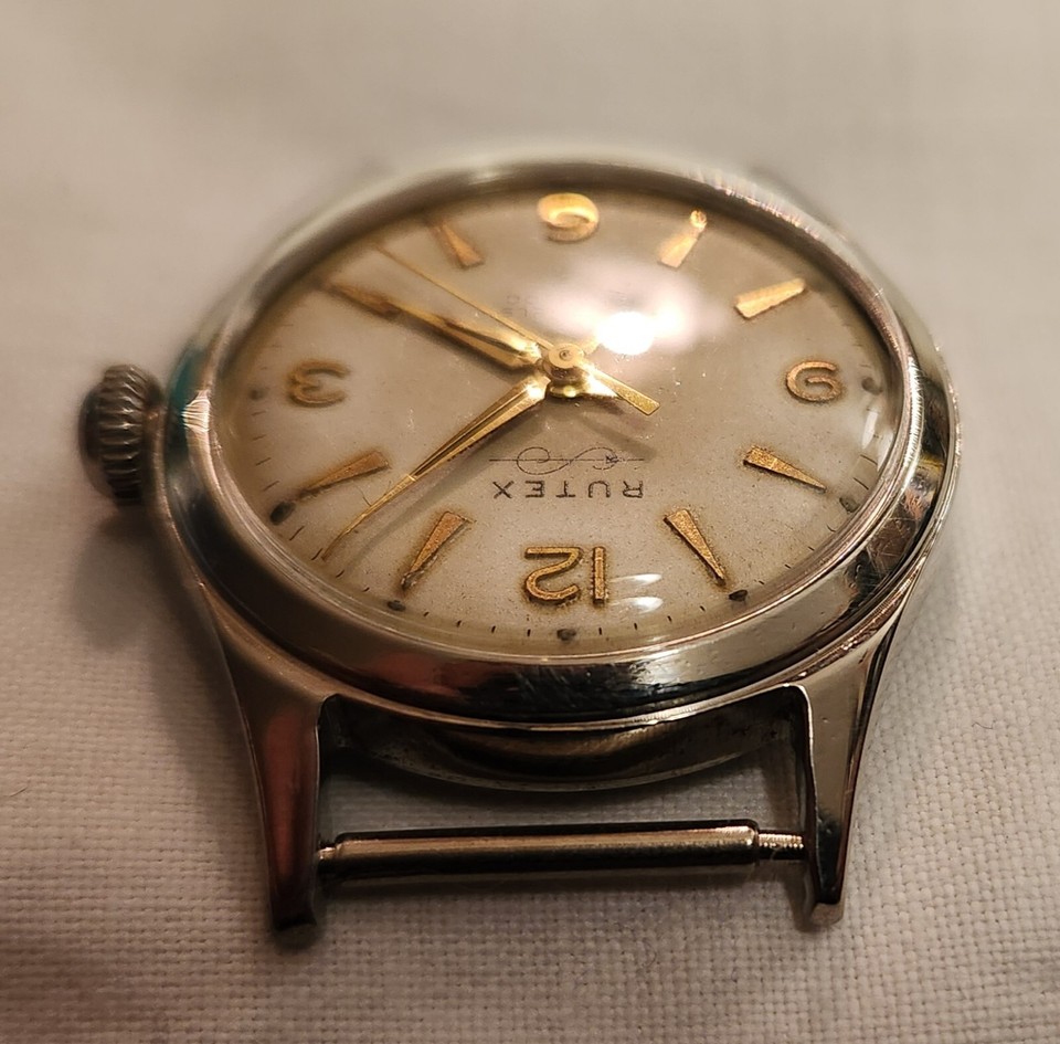 Vintage RUTEX Incabloc 17 Jewels Wristwatch AS-1187 | eBay