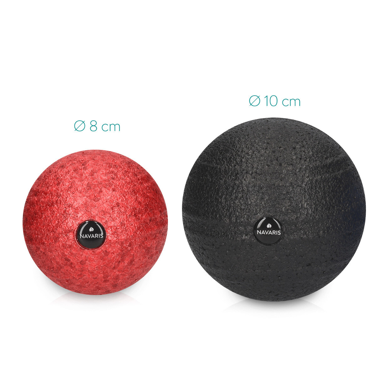 Faszienball Set 2x Faszien Ball zur Selbstmassage 2 Größen Bälle zur ...