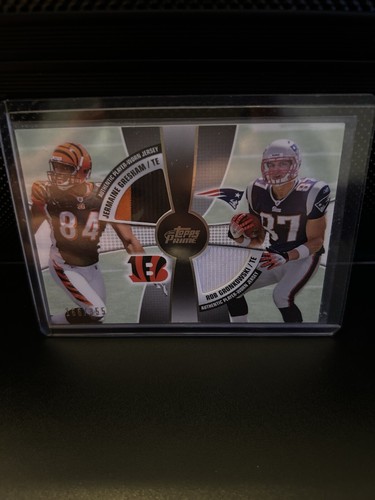 2010 Topps Prime 2nd Quarter Relic Rob Gronkowski/Gresham Rookie Jersey ...