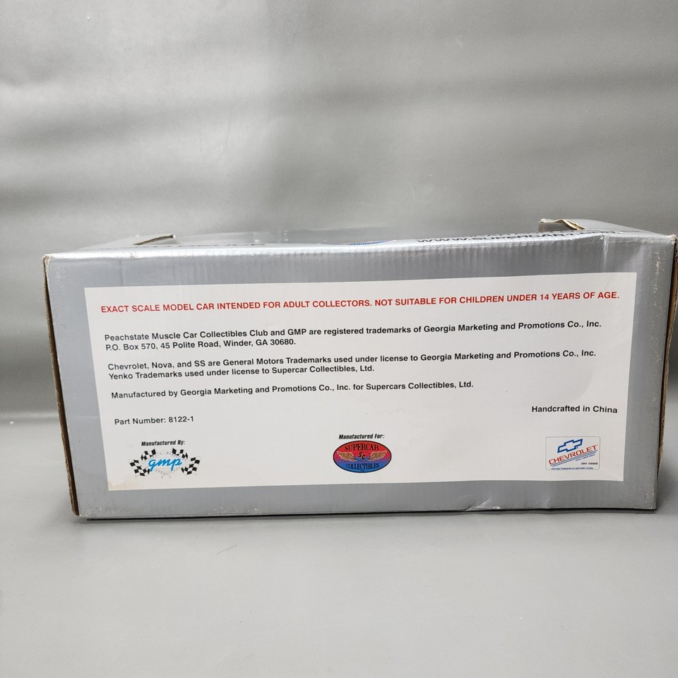 Supercar Collectibles GMP 1970 Yenko Deuce Nova LT1 350 Silver 1:18 Diecast | eBay