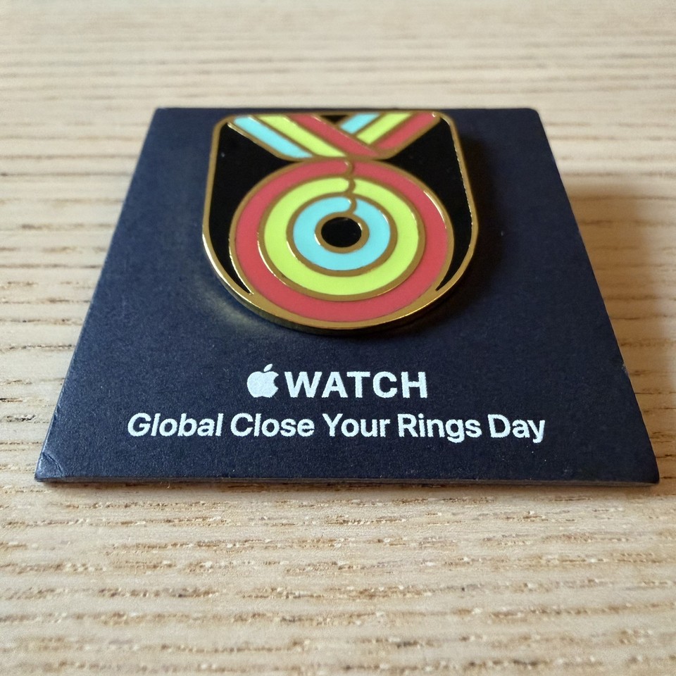 Official Apple Watch Global Close Your Rings Day 2025 Pin Badge ...