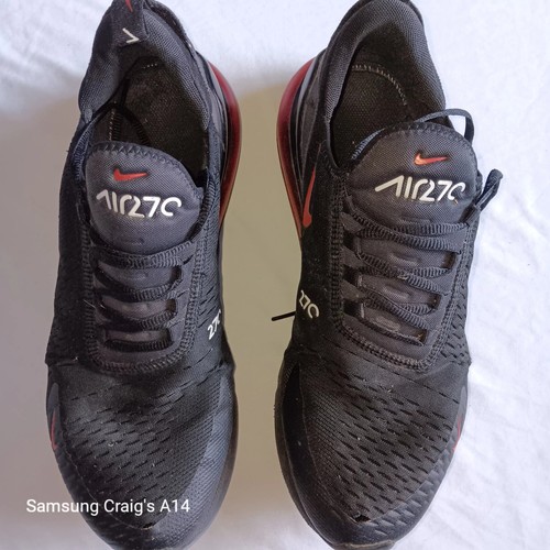 Mens Size 10 Red & Black 27c Nike Air Max Plus Trainers Used No Box See ...