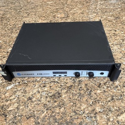 Crown CDI 2000 2 Channel 475W Per Channel 8Ω Stereo Power Amplifier ...