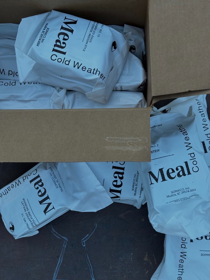 INSP 2027 U.S. Military Cold Weather MRE (MCW) – 4 Pack – Pick Your ...