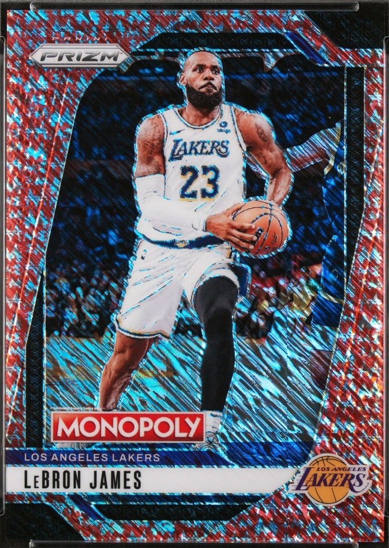 2024-25 Panini Prizm Monopoly - LeBron James #43 Millionaire Red ...