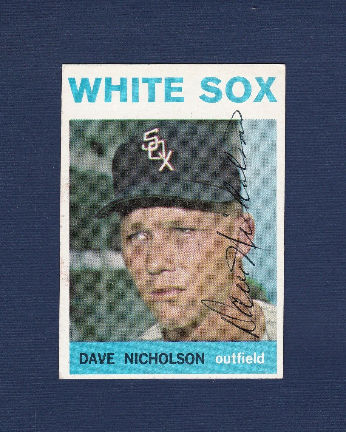Dave Nicholson signed Chicago White Sox 1964 Topps baseball card | eBay