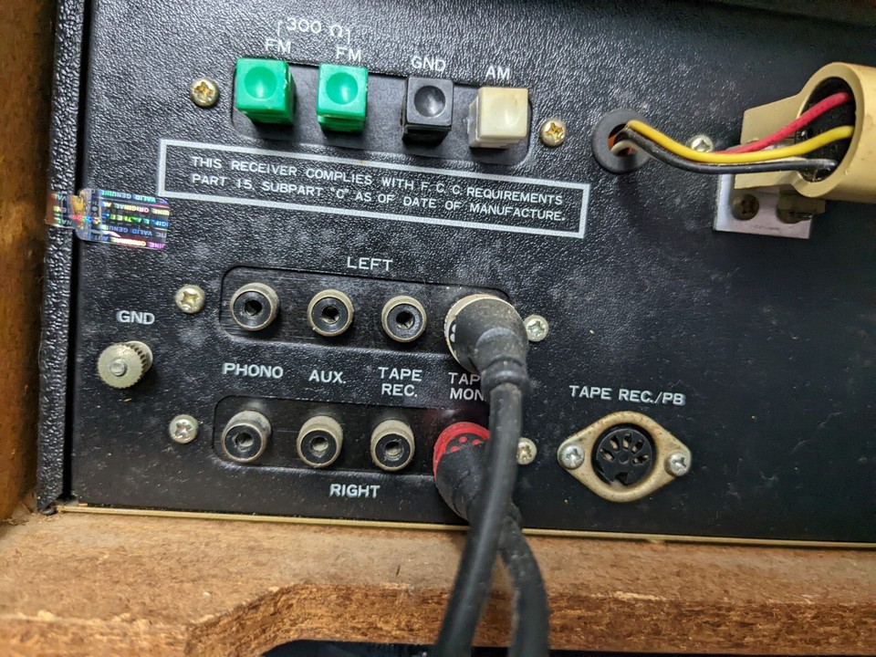 Vintage Olson stereo receiver Model RA-220 RARE POWERS ON UNTESTED ...