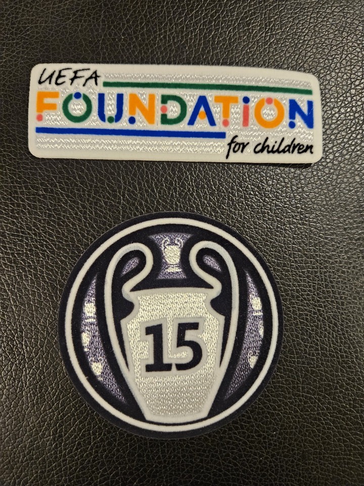 REAL MADRID CHAMPIONS LEAGUE 🏆 THROPY WINNER 15 PATCH BADGE CAMPEON LA ...