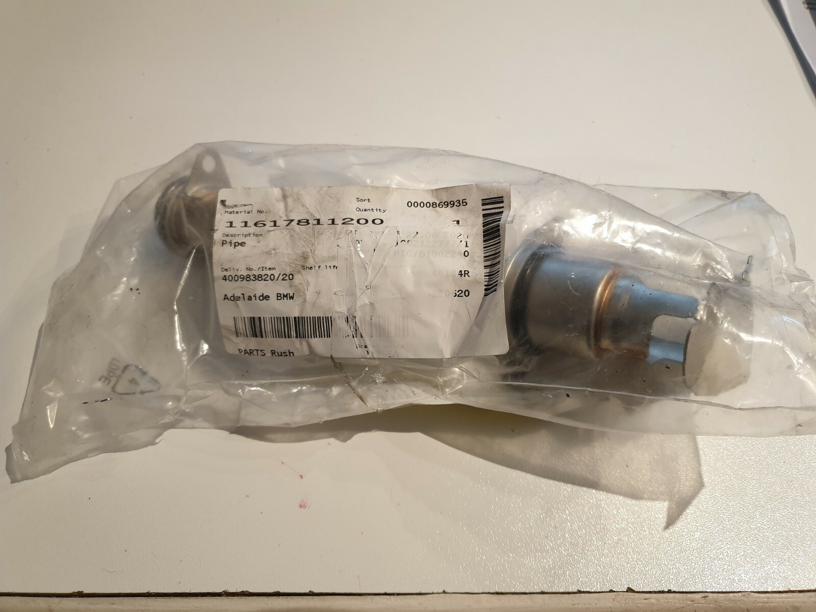 11617811200 BMW PIPE | eBay