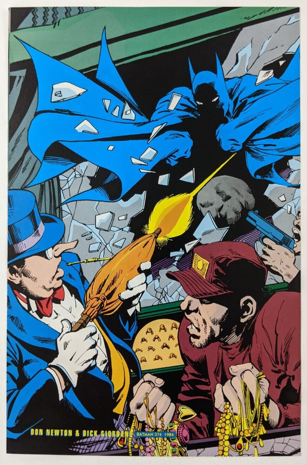 Batman 465 374 Cover Art Comic Poster PROMO Original Pin-Up Robin ...