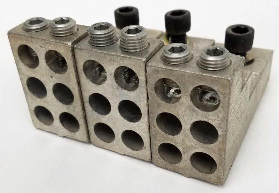 Lot of 3 PDC6LA20 Square D LA/LH/Q4 Power Distribution Lugs *NEXT DAY ...