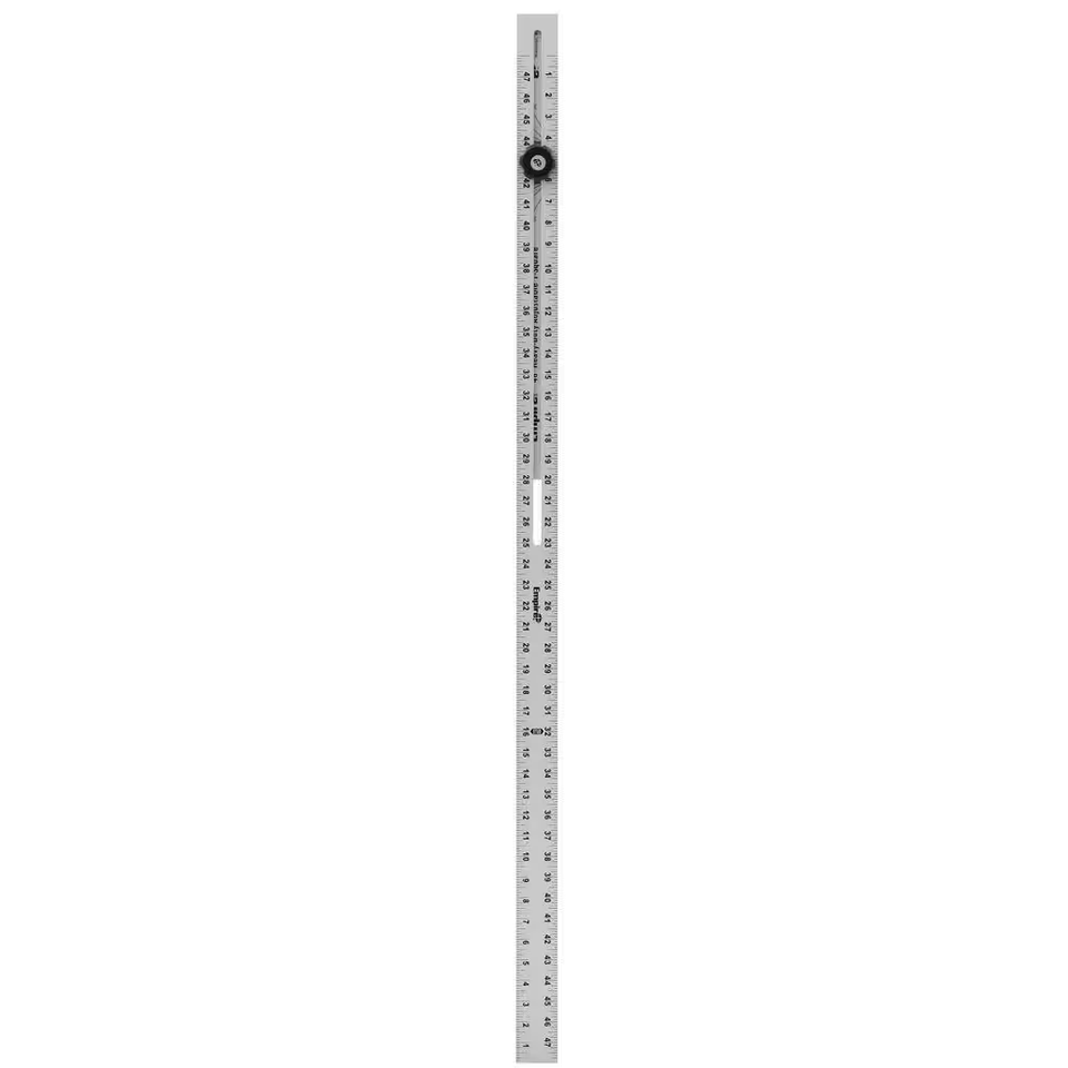 EMPIRE Adjustable T Square 48 Inch Measuring Layout Marking Ruler ...