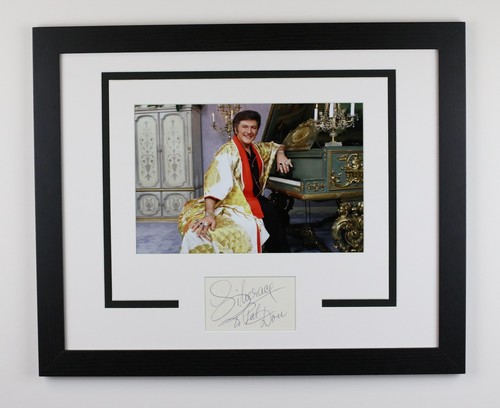 Liberace AUTOGRAPH Signed Photo Custom Framed 16x20 Matted Display ACOA ...