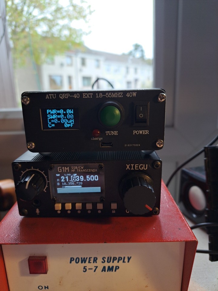 Xiegu G1M. HF SSB Transceiver with Mike USB Cable Used Spares Or Repair ...