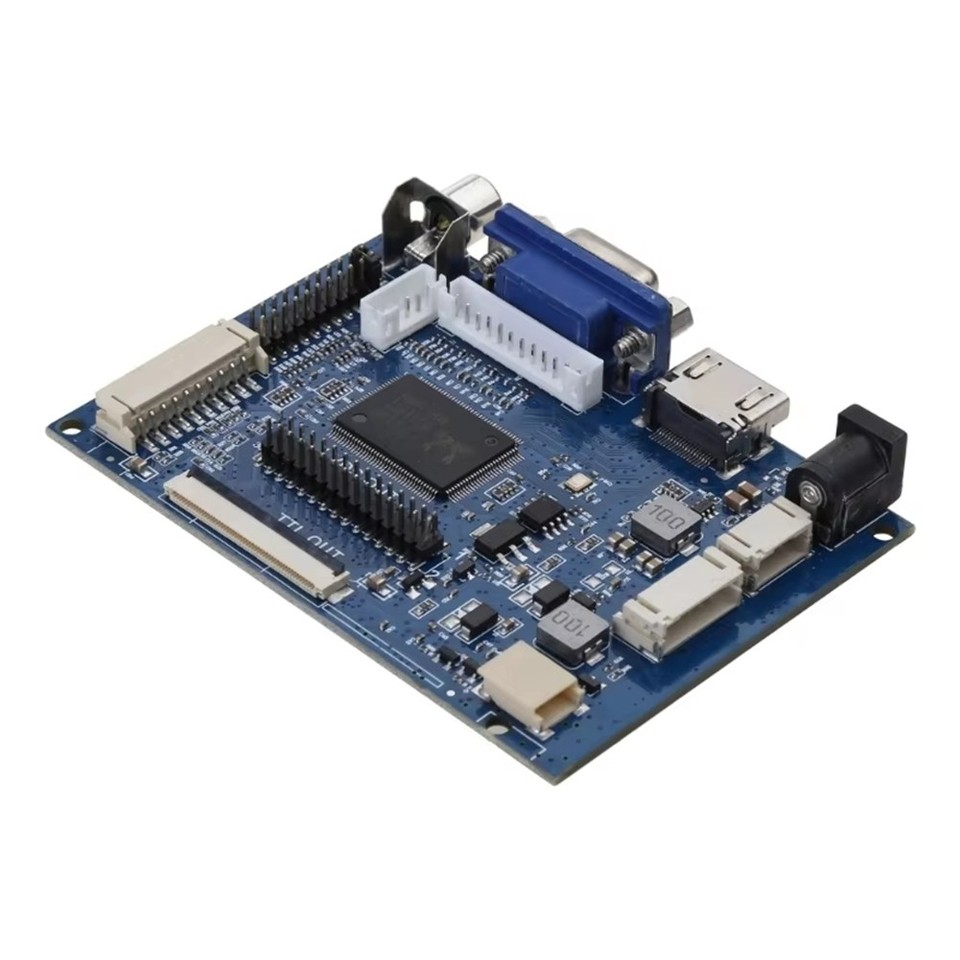 PCB800099 LCD Screen Car Display LCD Driver Board -Compatible VGA AV ...