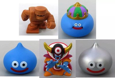 Dragon Quest Fukubiki Roto Legend Monster Finger Puppet 5 Figure Set ...