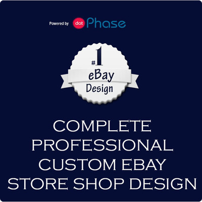 Complete Professional Custom eBay Store Design 100% compliant with all ...