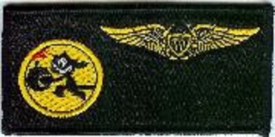 4" USN NAVY VF-31 FELIX RIO NAME TAG BLACK MILITARY EMBROIDERED PATCH ...