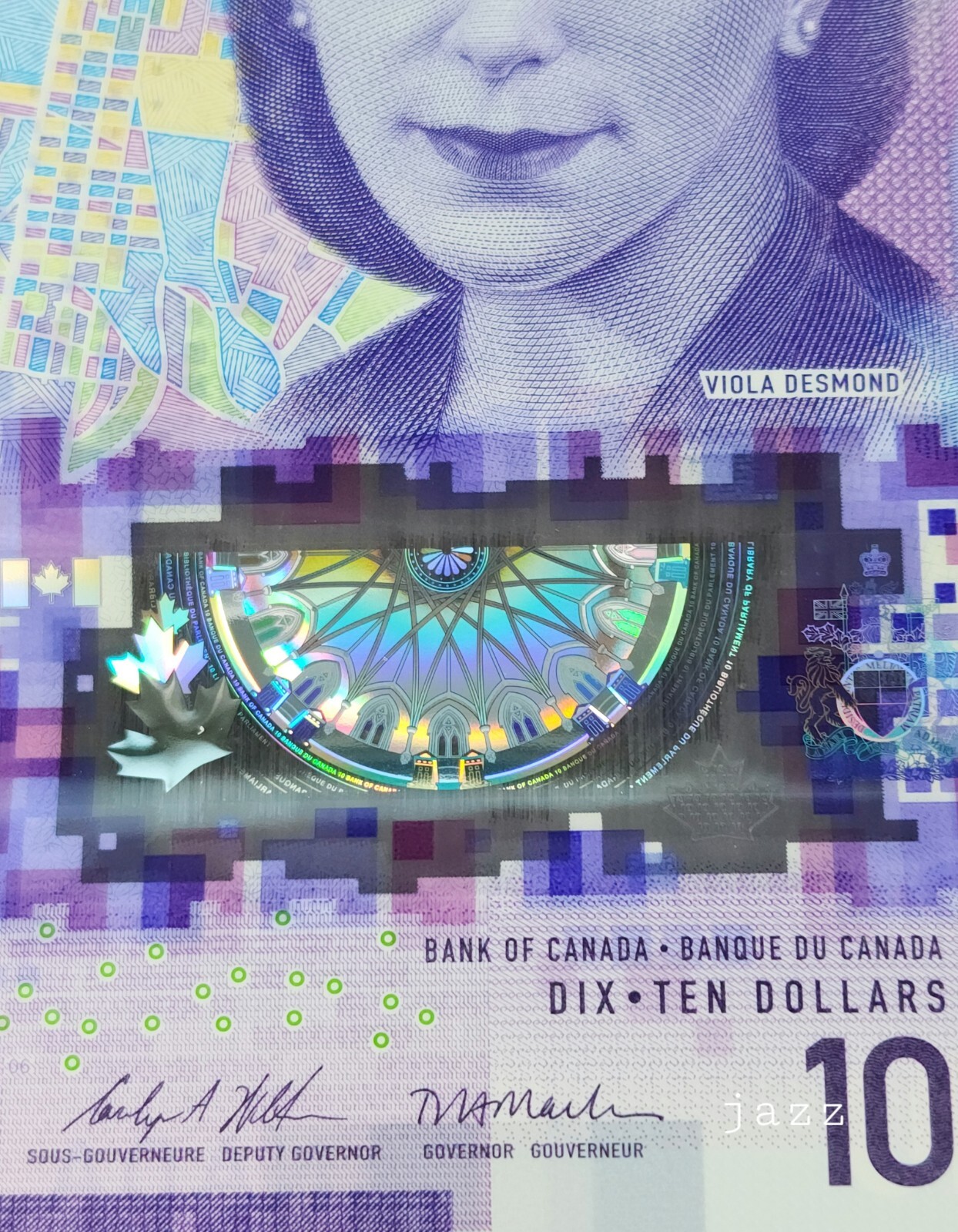 Banknote 2018 Canada $10 Ten Dollar Viola Desmond Polymer P113 Prefix ...