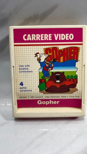 Tigervision Gopher Atari 2600 Game Cartridge Rare PAL | eBay