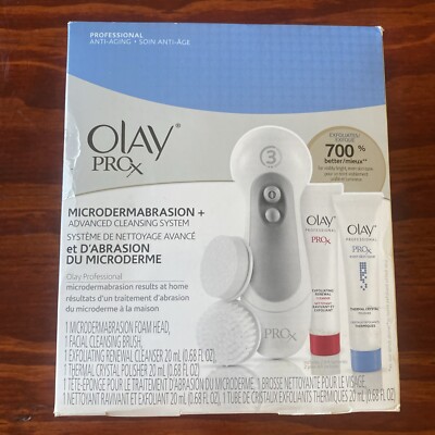 Olay Pro X Microdermabrasion Advanced Cleansing System Facial Home Open ...