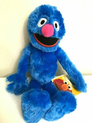 Large 16'' Sesame Street Grover Plush Toy. Blue Super Soft Toy. New. | eBay