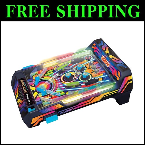 Interactive Electronic Pinball with Arcade Sounds, Lights & Scorekeeper ...