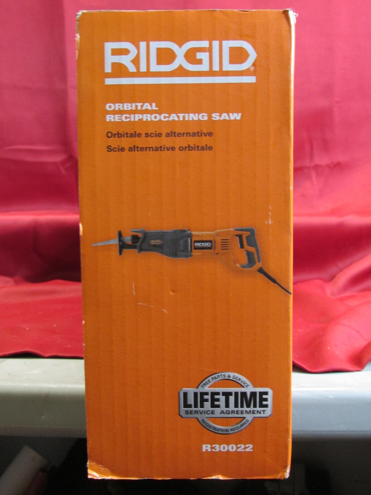 RIDGID R3002 Compact Orbital Reciprocating Saw - Orange (Kit with 2 ...