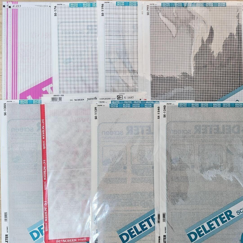 DELETER Screentone Screen Tone set of 19 Comic Manga Illustration ...