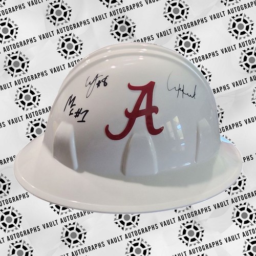 Alabama Basketball Team Signed Hard Hat Beckett Witnessed COA Top 5 ...